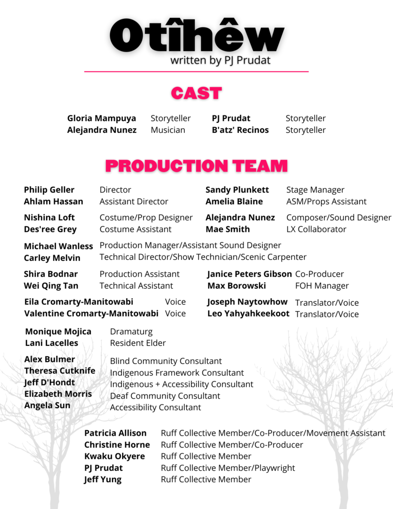 Credits | Shakespeare in the Ruff