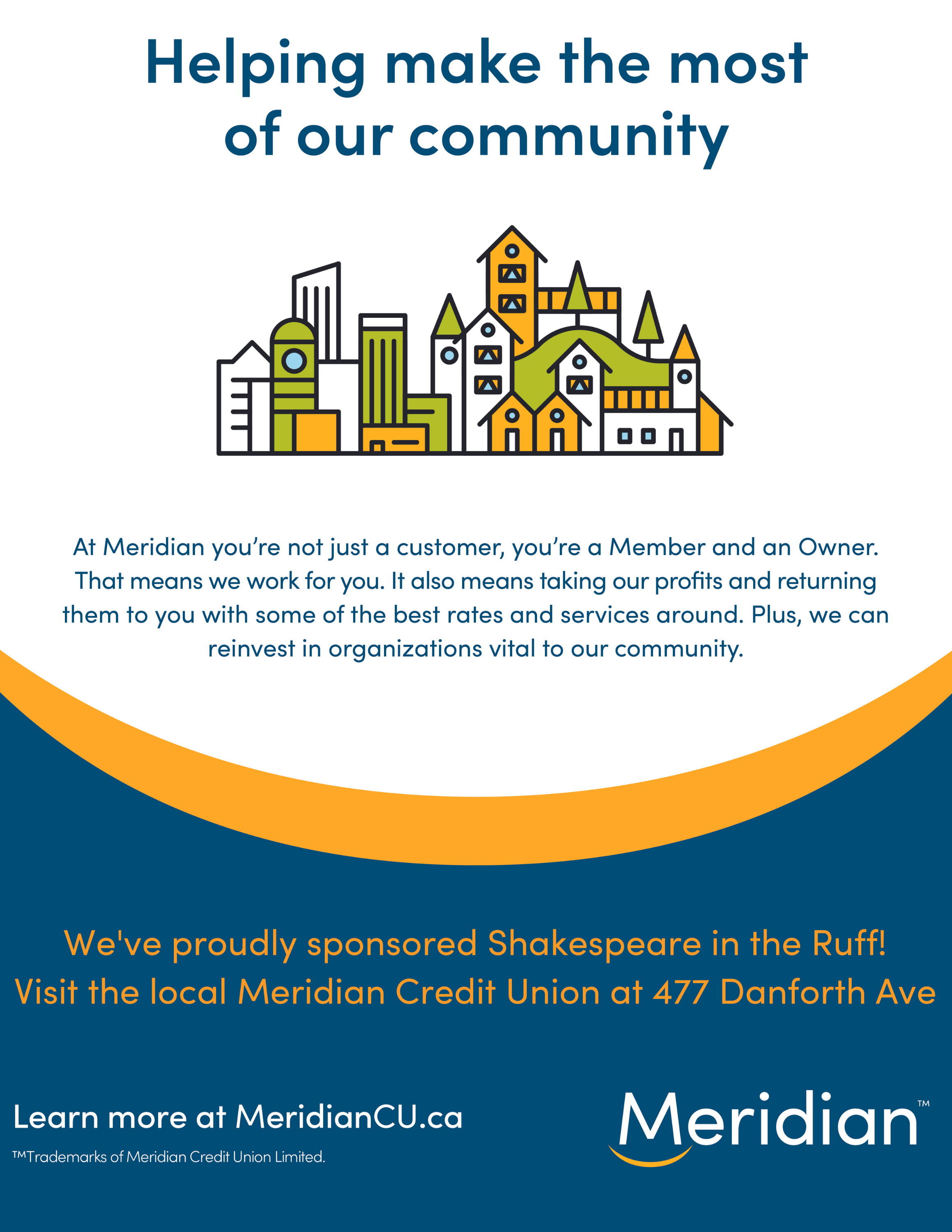 Meridian Ad | Shakespeare in the Ruff