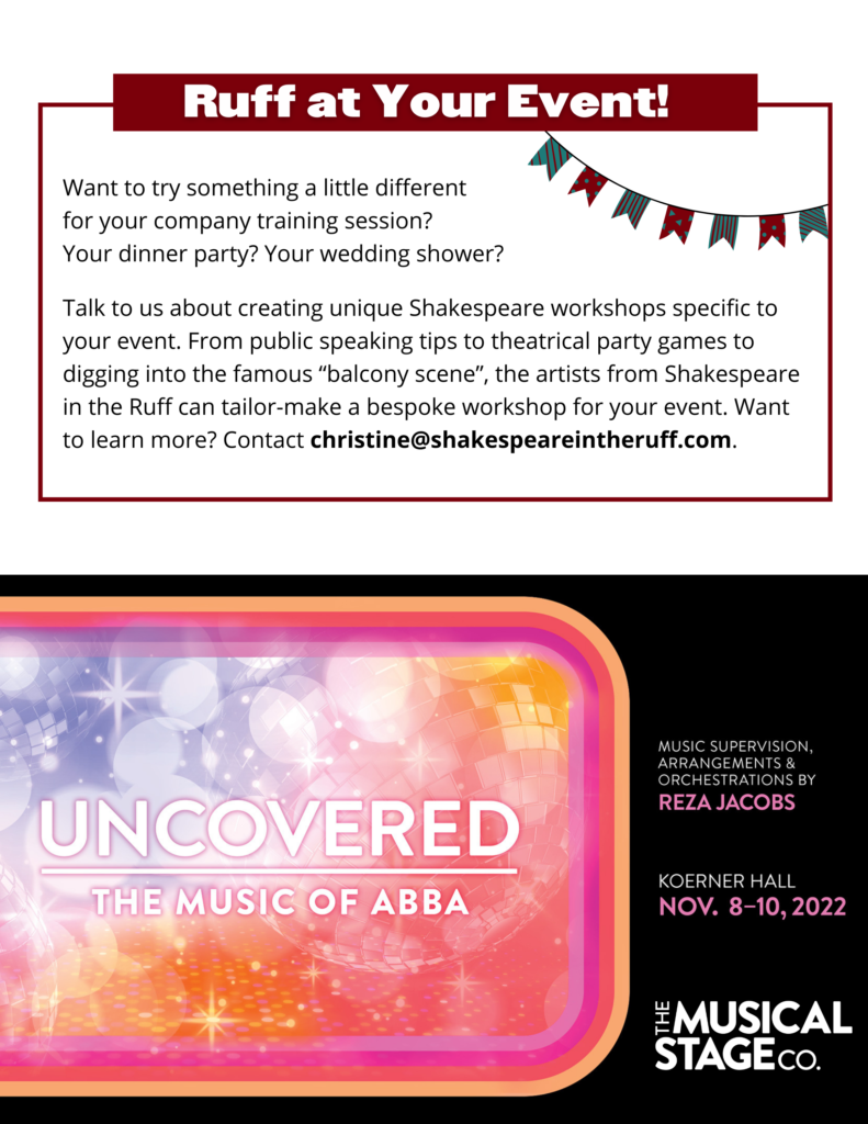 Otîhêw 2022 Digital Program | Shakespeare in the Ruff